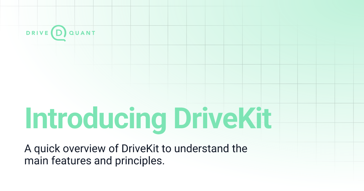 Introducing DriveKit | DriveQuant